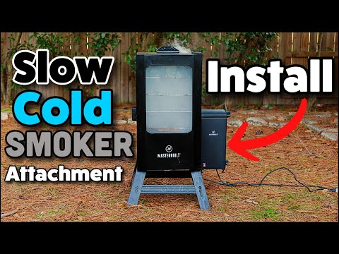How To Install Masterbuilt Slow Cold Smoker Accessory Attachment Easy Simple