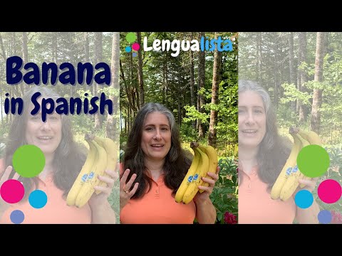 Pedacitos de Español - Learn Spanish - Vocabulary - Bananas. #Short
