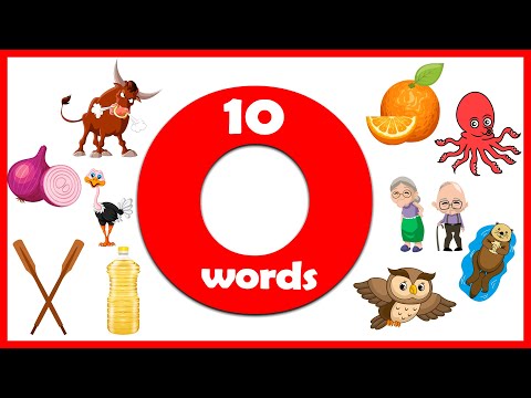 Words From Letter O | Words that Start With Letter O | O Letter For Kids | Kids Learning Videos