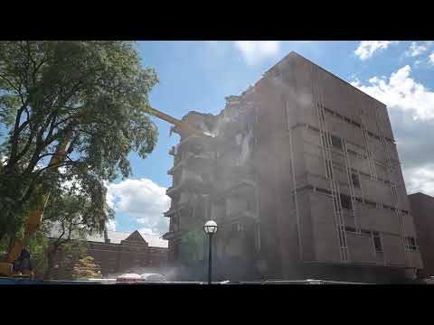 Fleming Administration Building demolition begins
