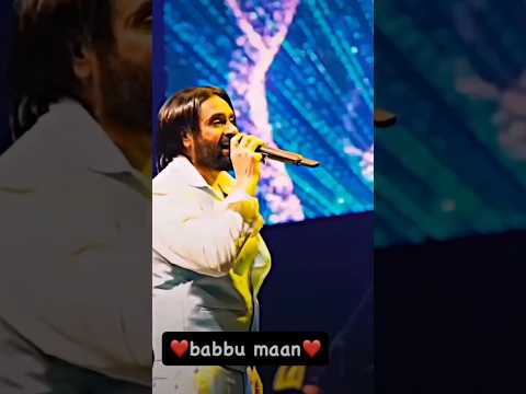 Babbu Maan β€οΈ focus mode relaxing music live concert #world #canada #concert #love #trending #live