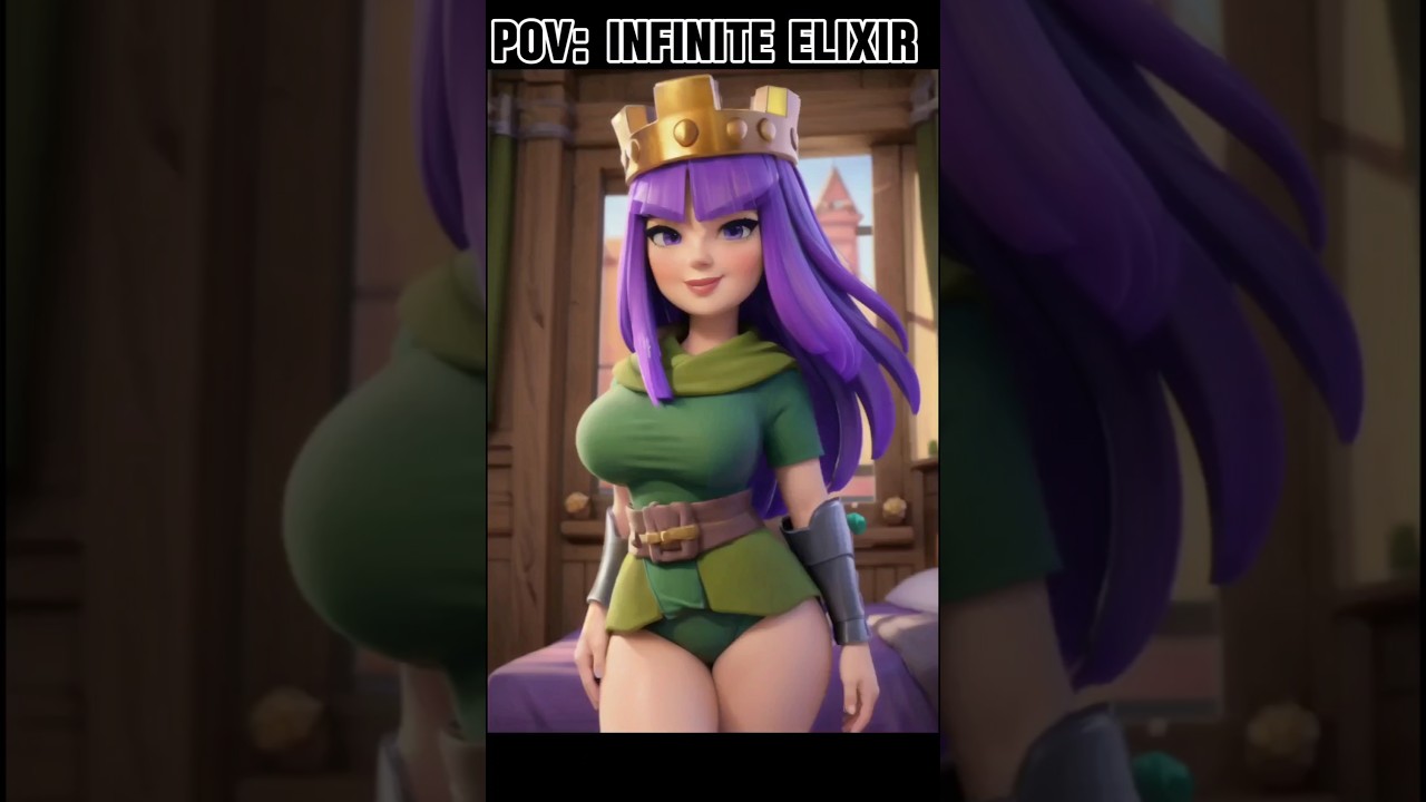Pov : Opponent has infinite Elixir #shorts #clashroyale #fortnite #megaknight #viralshort