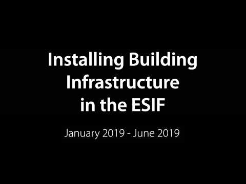 Installing Building Infrastructure in the ESIF