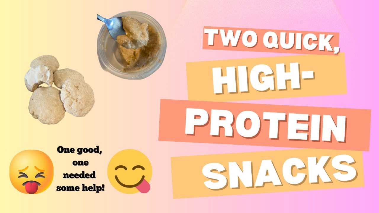 Quick and healthy recipes to satisfy your sweet tooth with lower calories! Cookie Dough and Cookies!