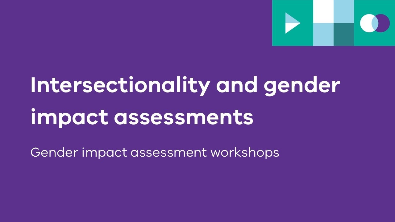Intersectionality and gender impact assessments