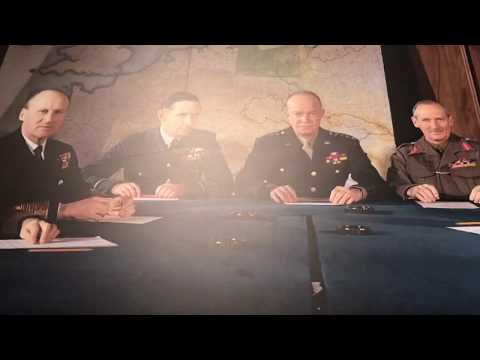 World war 2 museum. Caen, France. Part 5. Mines, maps, guns.