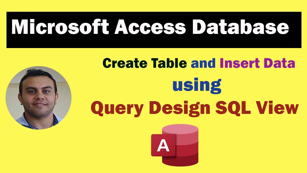 Microsoft Access Tutorial: Create Table Using Query Design and SQL View (Beginner to Pro)