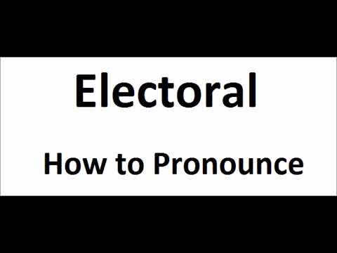 How to pronounce Electoral||How to say Electoral||Electoral Pronunciation||ABDictionary