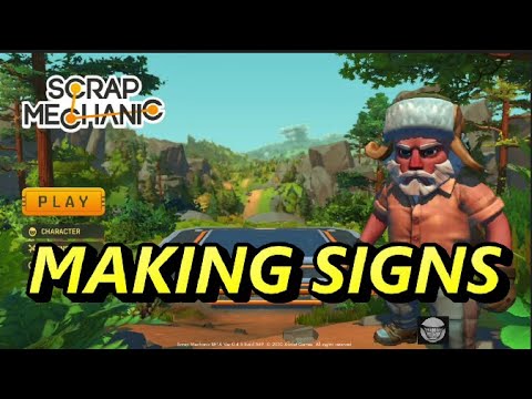 Steam Community :: Video :: Making Signs in Scrap Mechanic Survival