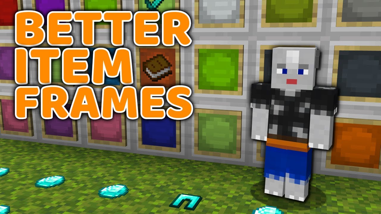 Invisible Item Frames = EPIC Minecraft Decor! Fast Item Frames Mod Showcase (1.21.8)