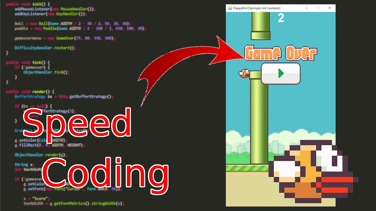 Speed Coding: Flappy Bird | Java