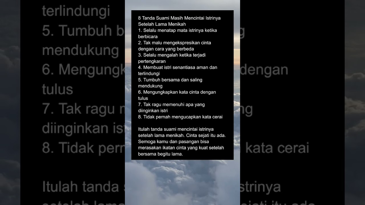 8 Tanda Suami Masih Mencintai Istrinya Setelah Lama Menikah #shorts