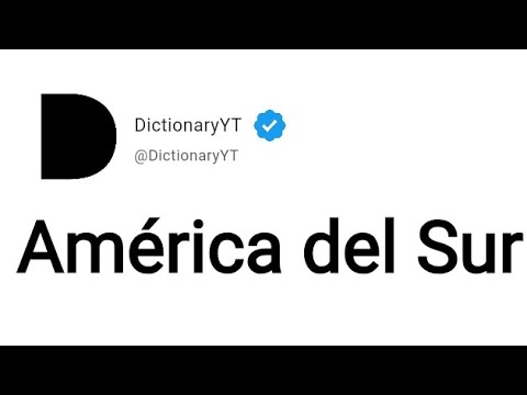 América del Sur Meaning in English