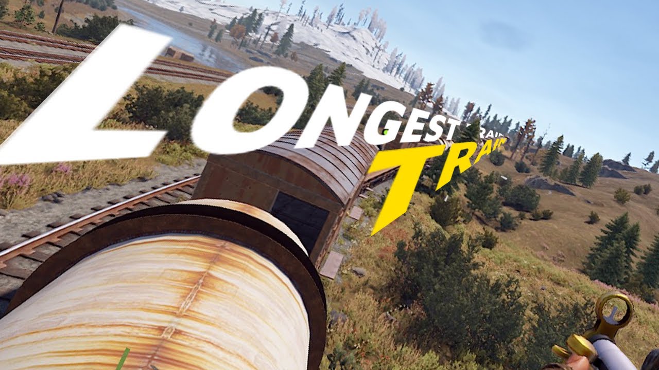 We Made THE LONGEST TRAIN - Rust