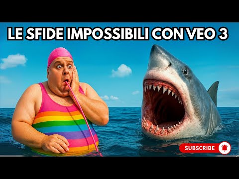 LE SFIDE IMPOSSIBILI CON VEO 3 - IN ESCLUSIVA IN LINGUA ITALIANA - PER LA PRIMA VOLTA HO USATO VEO 3