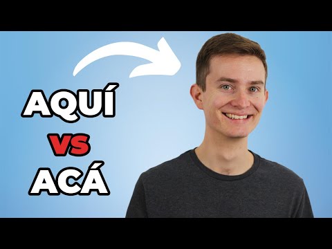 Aquí vs Acá AND Allí vs Allá In Spanish