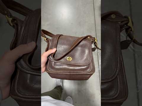 Ready to rumble with a #vintage #Coach Rambler? 🥊 #satisfying #cleaning #vintagecoach #thriftflip