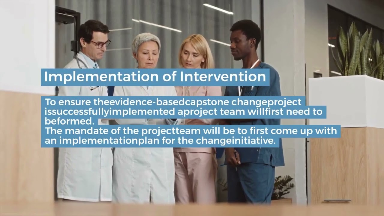 Benchmark - Capstone Change Project Implementation Plan