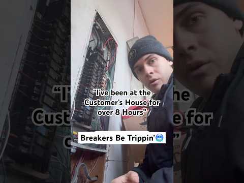 Tripping Circuit Breaker Problem, what would you do in this situation #electrician