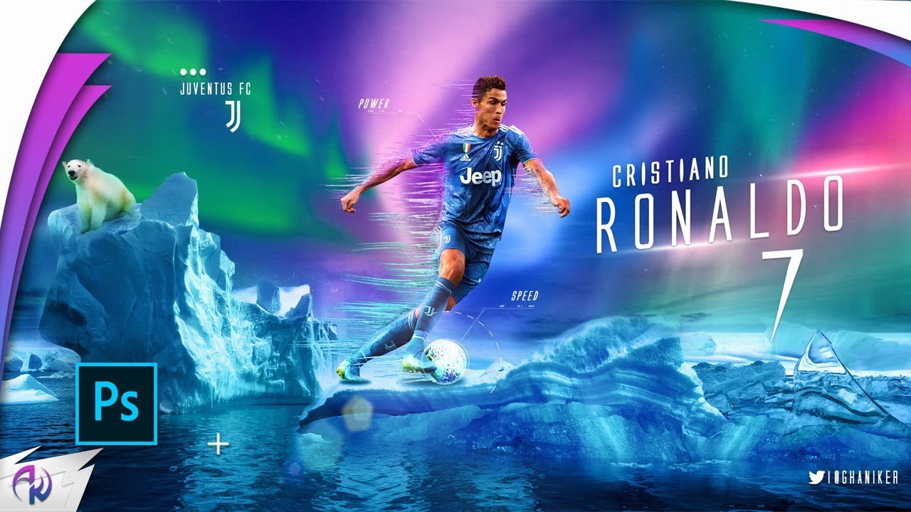 Cristiano Ronaldo Wallpaper (  Juventus FC ) 2019/20 Speed art