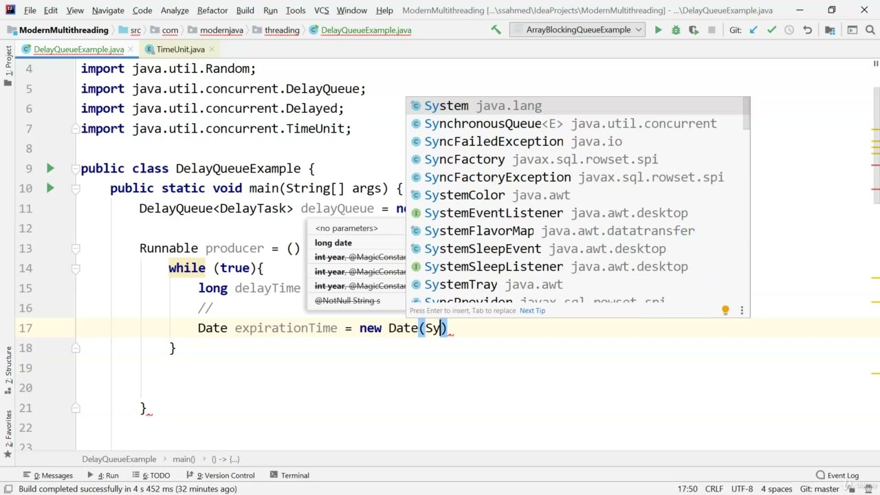 JAVA Tutorials - 34 Step 05 Delay Queue