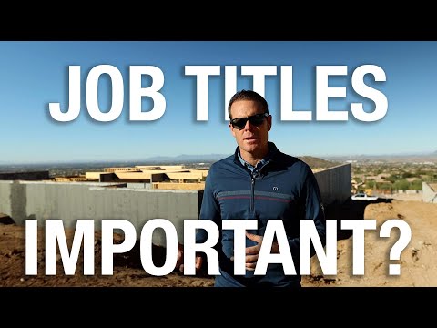 Are Job Titles That Important In Your Company? | AFT Construction