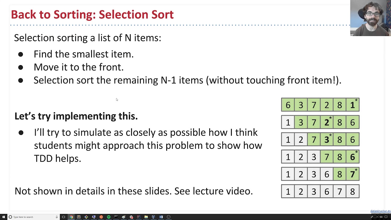[Testing, Video 5] Find Smallest and the Glory of Stack Overflow