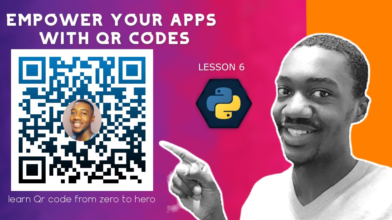 How to  create a QR Code server generator with Python | Python Application Tutorial 6