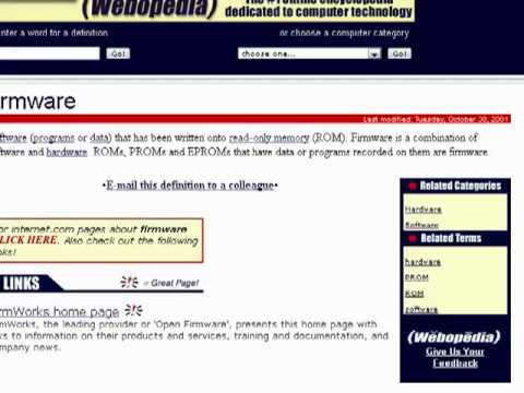 What is firmware - computer basics.