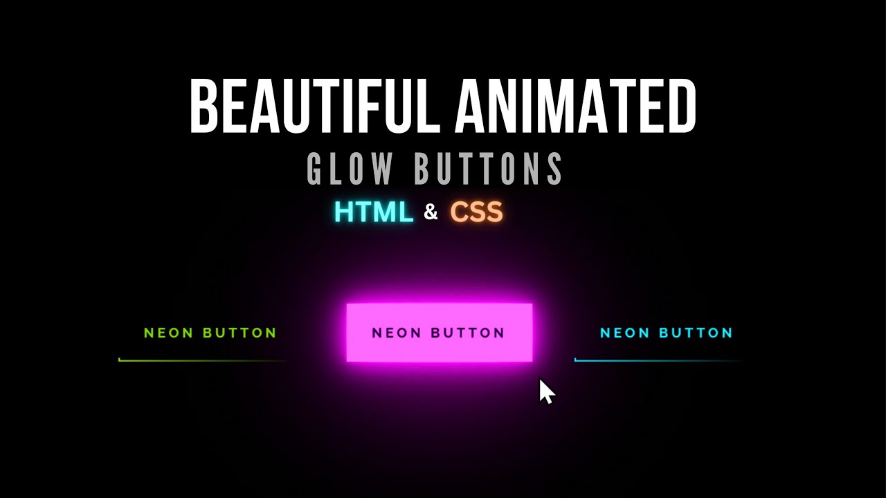How to create an Animated Glowing Buttons #codewith_muhilan #css #coding