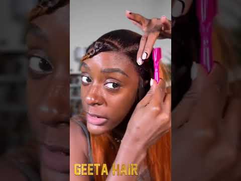 Trying out some of the new wigs #geetahair #shorts
