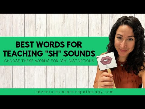 Best Words for Teaching 'SH' Sounds