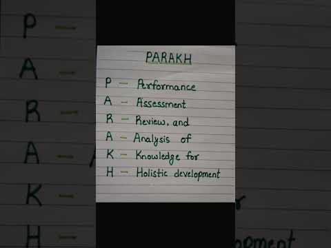PARAKH full form # NEP 2020