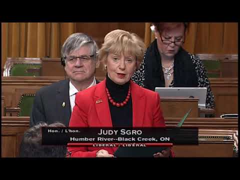 Member of Parliament Judy Sgro Recognises BioPharma Services Inc.