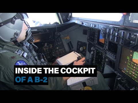 Exclusive First Look: Step inside the cockpit of a B-2 stealth bomber
