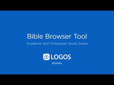 Bible Browser Tool | Logos Bible Software