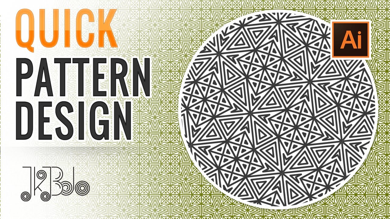 Quick Pattern Design | Adobe Illustrator | JKJBdo #artwork #illustration #pattern