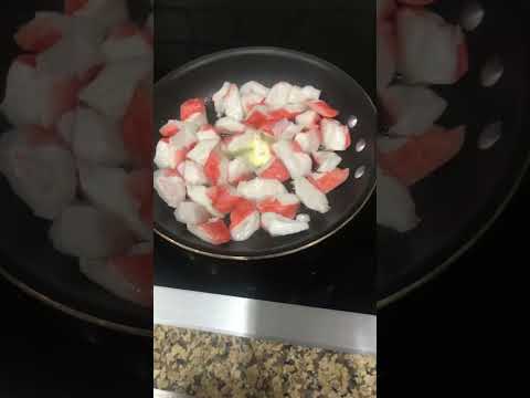 IMITATION CRAB MEAT IN OIL AND BUTTER 😘