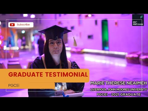 PGCEi Graduate Testimonial - Marie