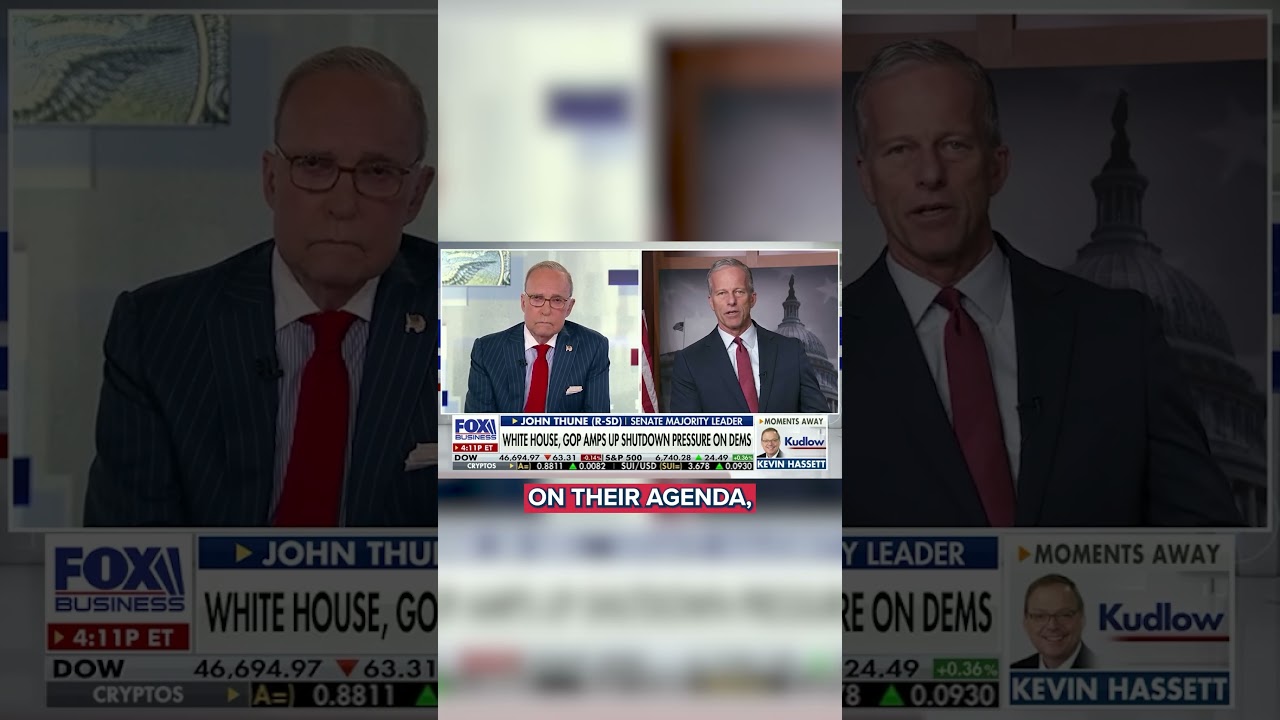 Leader Thune on the Schumer Shutdown