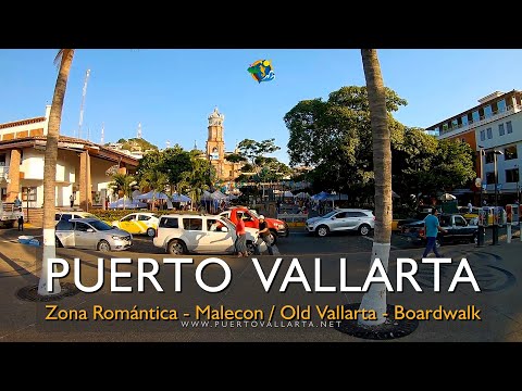 Paseo Zona Romántica al Malecón / Old Vallarta to the Boardwalk, Puerto Vallarta, Jalisco, Mexico