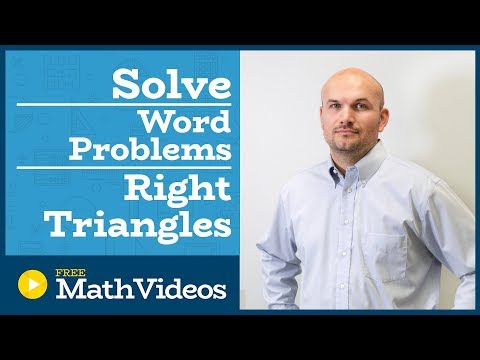 Master Solving word problems using right triangle trigonometry