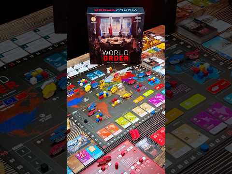The best board game on you can back on Kickstarter right now - World Order #boardgame