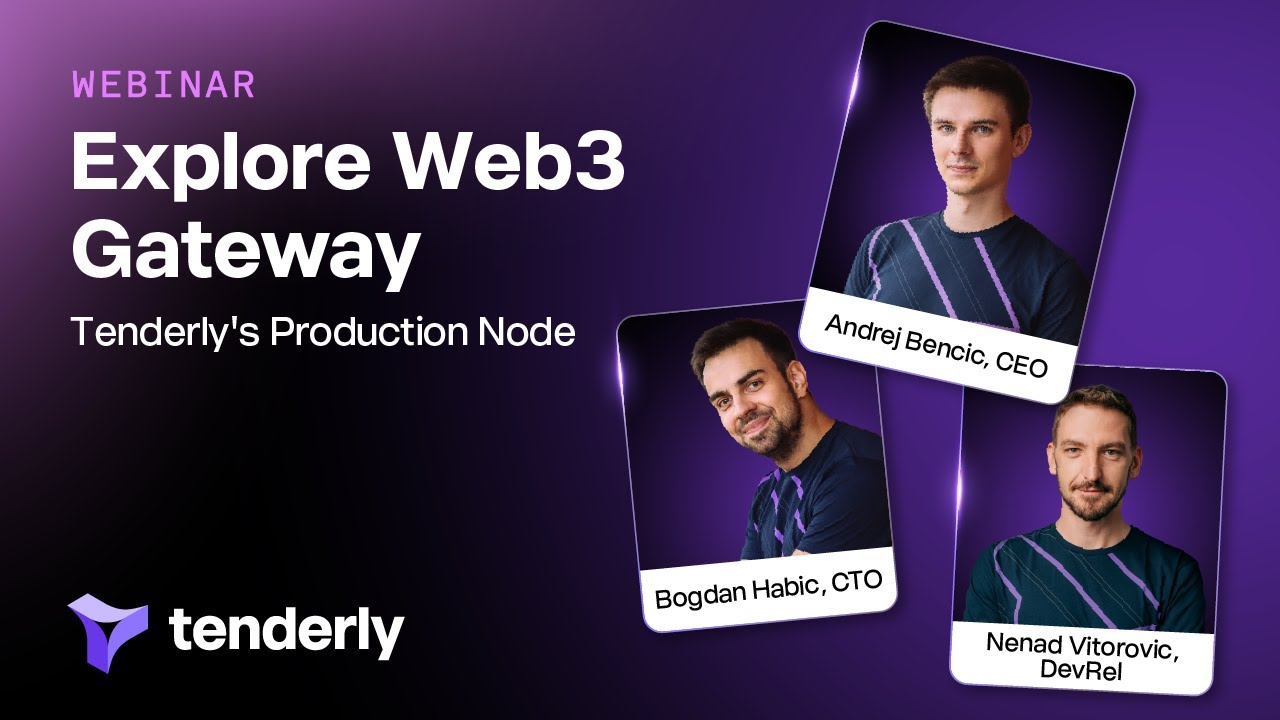 Introducing Web3 Gateway - Tenderly's node as a service