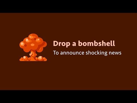Idiom: Drop a bombshell (meaning, examples, pronunciation)