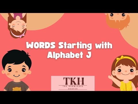 Words Starting with Alphabet J