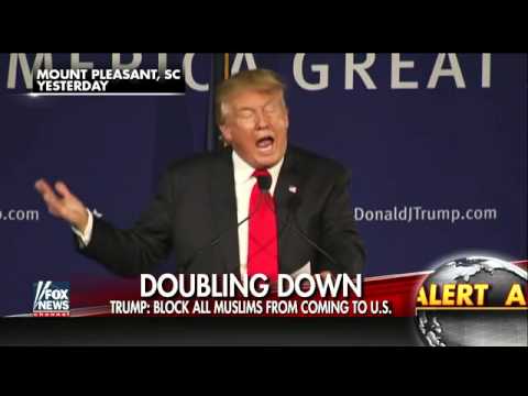 Trump: Block all Muslims from coming to US