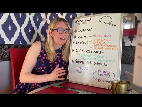 Mens rea summary