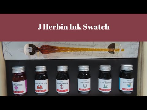 J Herbin Ink Swatch