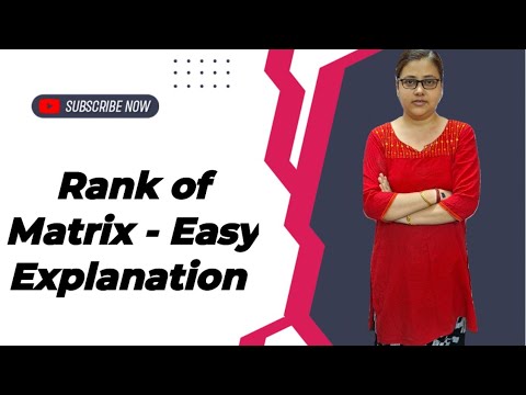 Rank of Matrix | Definition | How to find the rank of a Matrix |